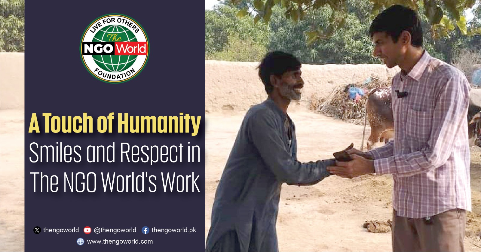 A Touch of Humanity: Smiles and Respect in The NGO World's Work - The ...